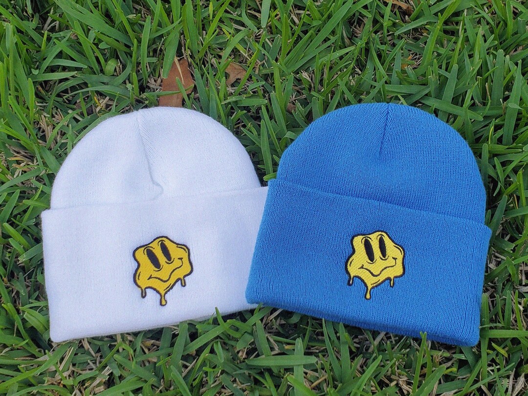 Trippin Smile Acid Beanie LSD Stoner Smile Beanie - Etsy