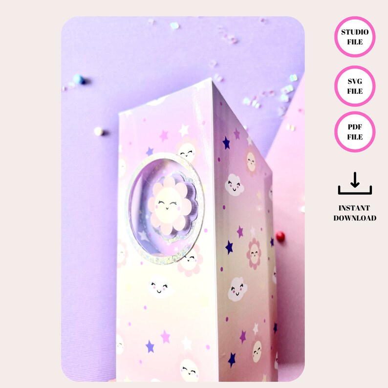 Treat Box Template Editable Template Gift Box SVG Party - Etsy