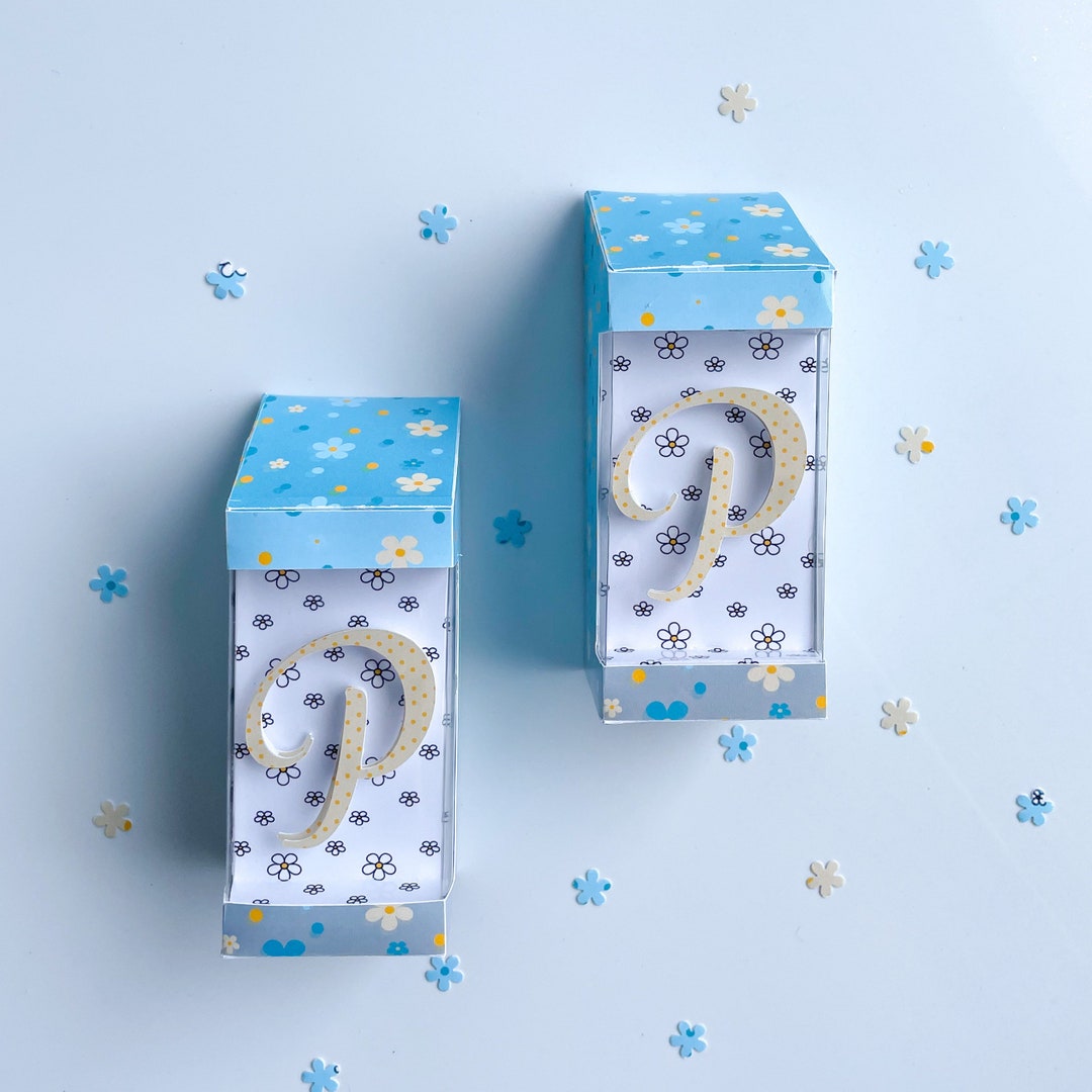 Box Shaker Template, Party Favor SVG, Silhouette and Cricut Cut Files ...