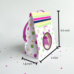 Backpack Box Template, Party Favor, Backpack Gift Box, Treat Box, 3D ...