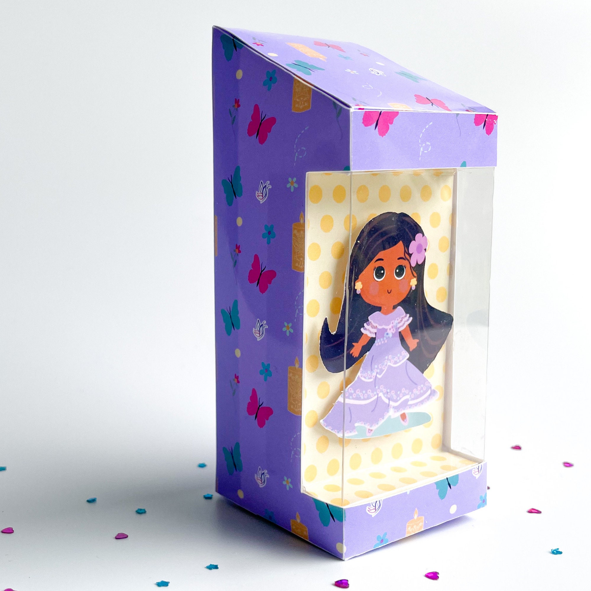 Box Shaker Template Party Favor SVG Silhouette and Cricut - Etsy