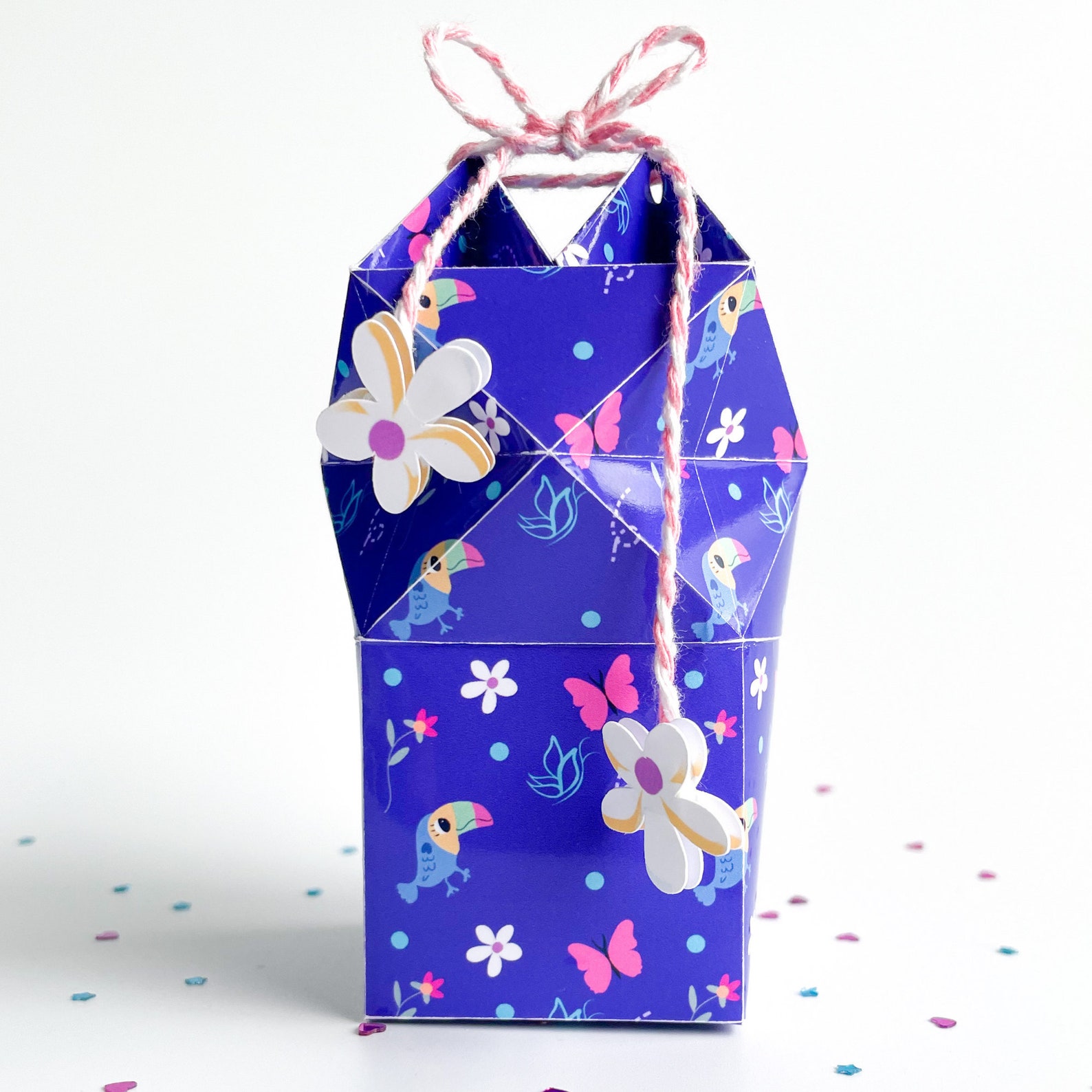 Digital Template, Box Template, Gift Box SVG, PDF, Printable Box, Favor ...