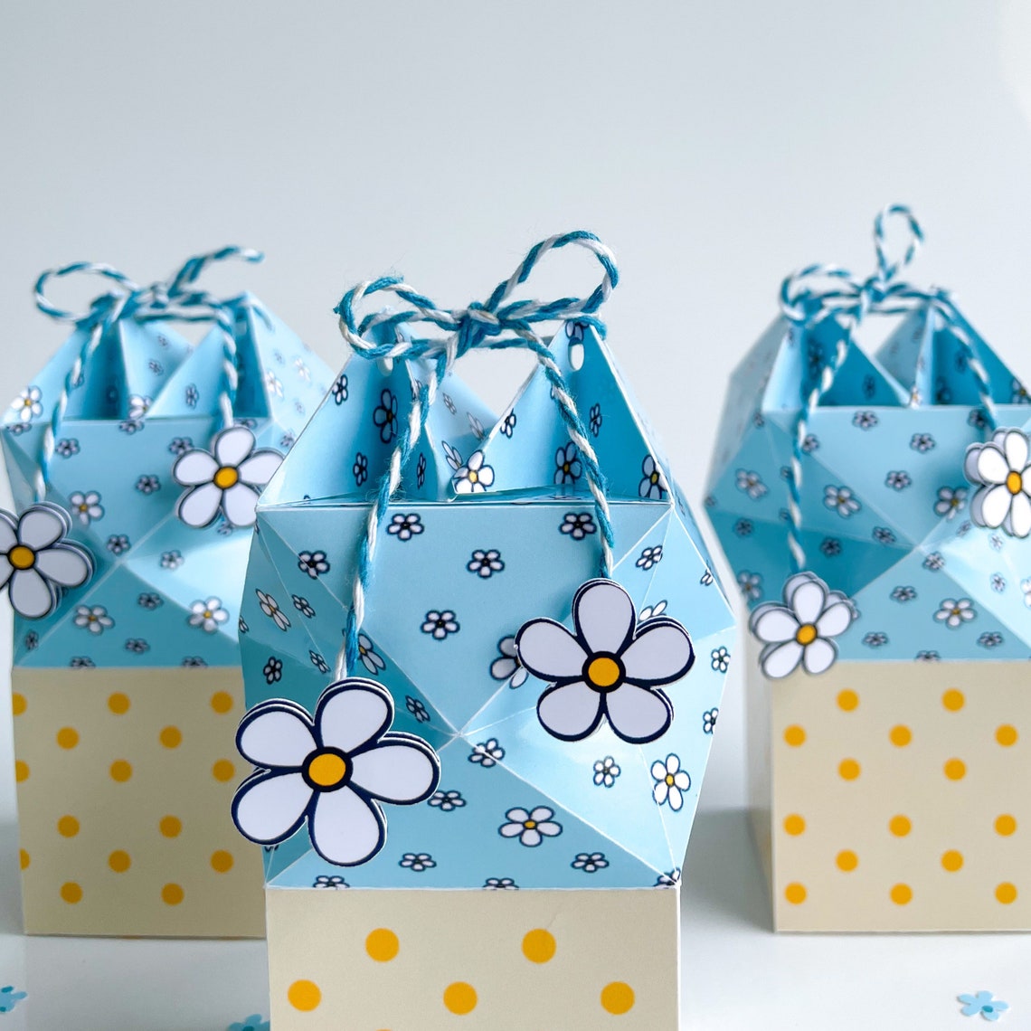 Digital Template, Box Template, Gift Box SVG, PDF, Printable Box, Favor ...