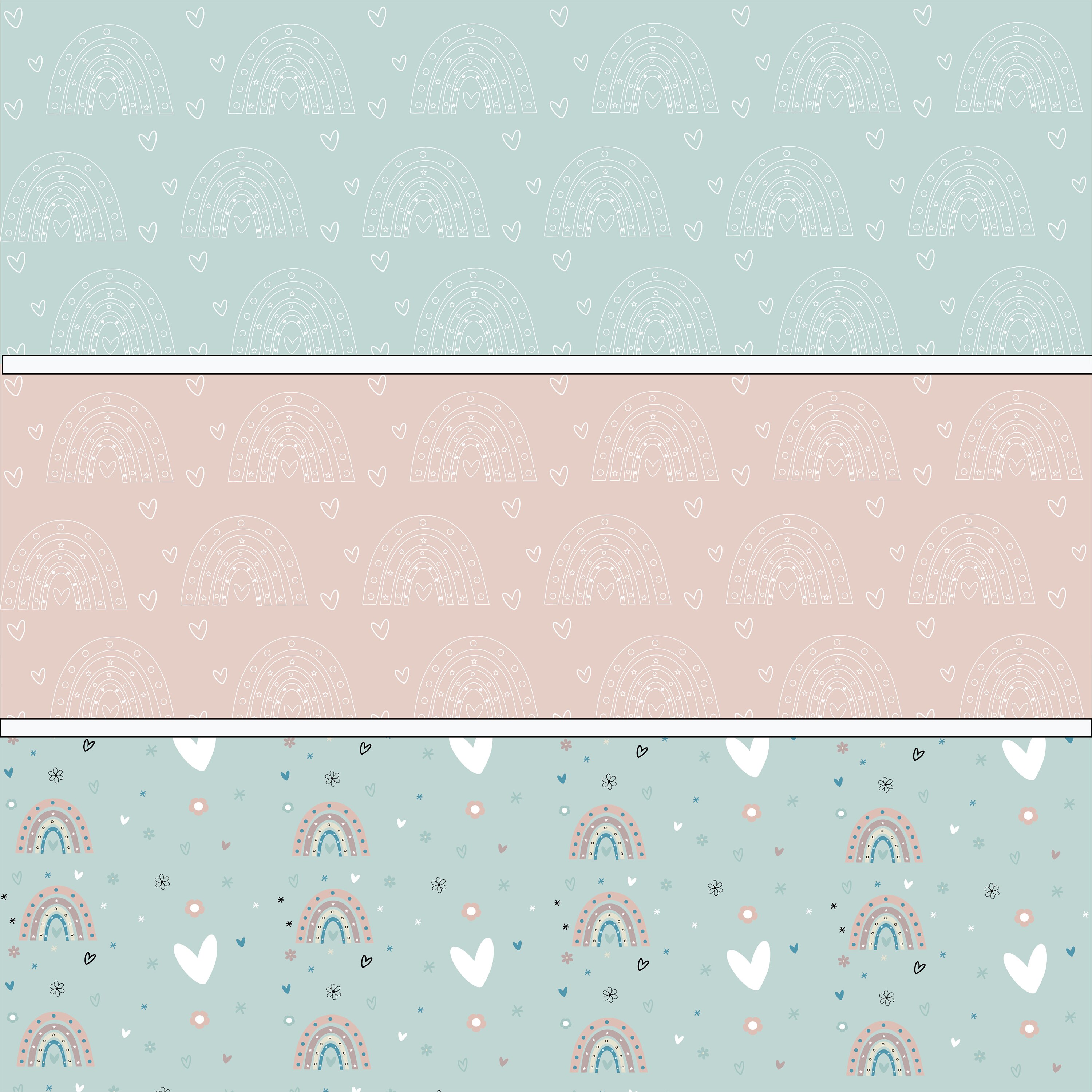 Rainbow Digital Paper Digital Paper 12x12 - Etsy