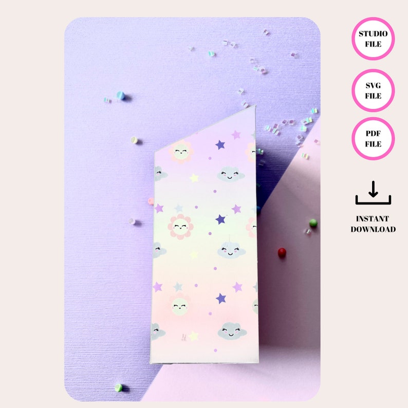 Treat Box Template Editable Template Gift Box SVG Party - Etsy