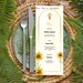 Editable Holy Communion Menu, Printable Sunflower First Communion Menu ...