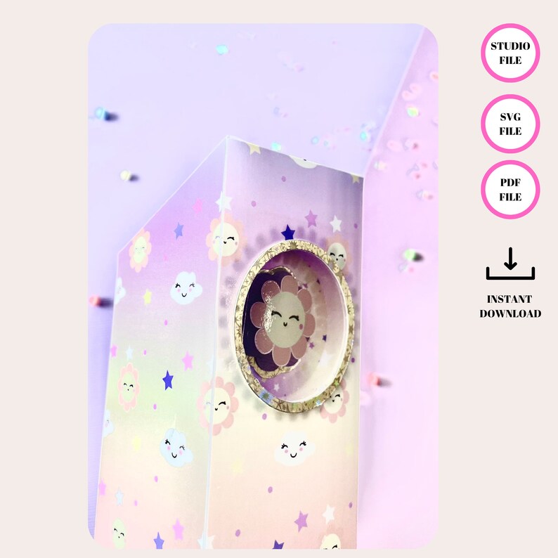 Treat Box Template Editable Template Gift Box SVG Party - Etsy