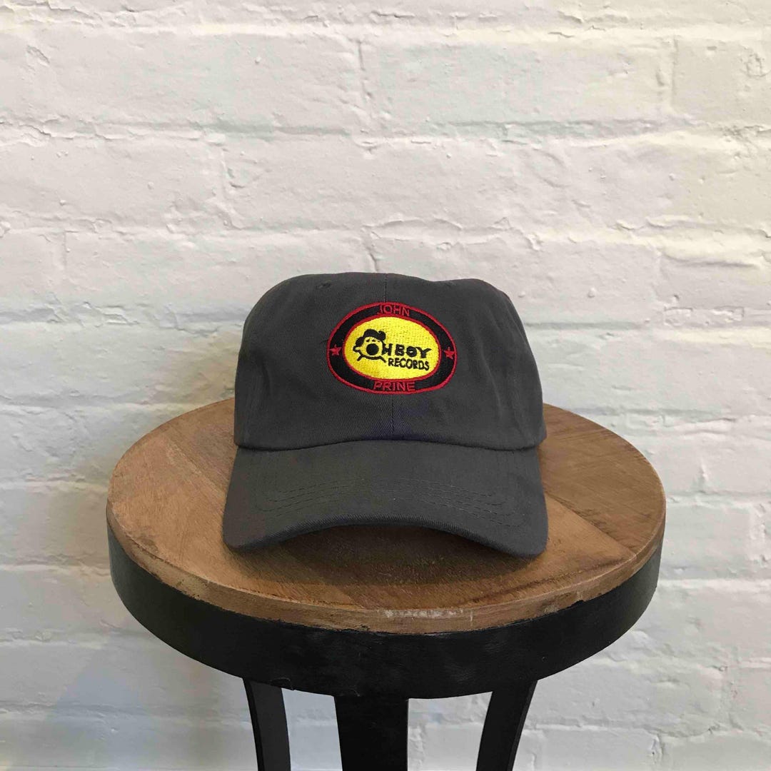 Oh Boy Records & John Prine Baseball Cap (gray) - OH BOY RECORDS - Etsy