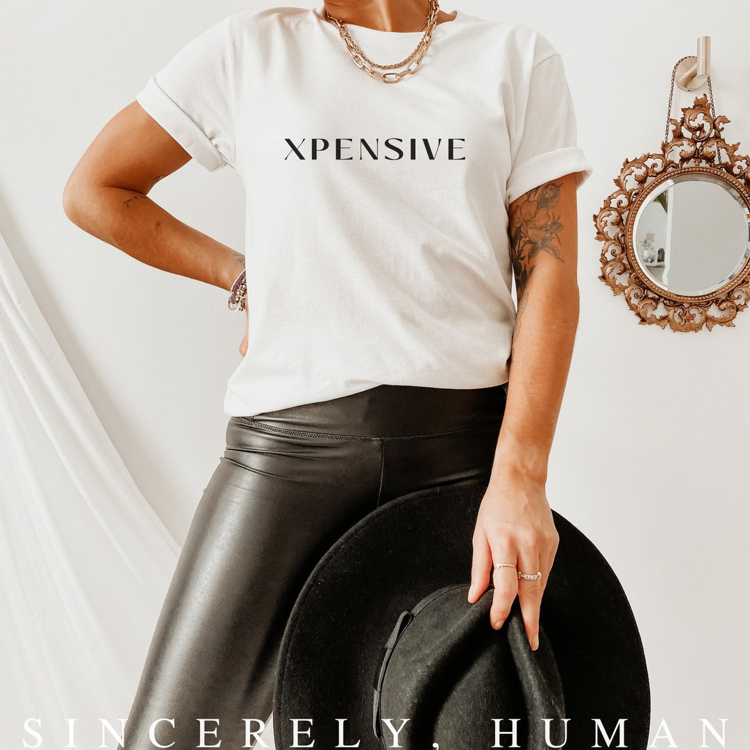 Expensive Shirt Sincerely Human Shirt, Trend Shirt, Oversize, Simple T ...