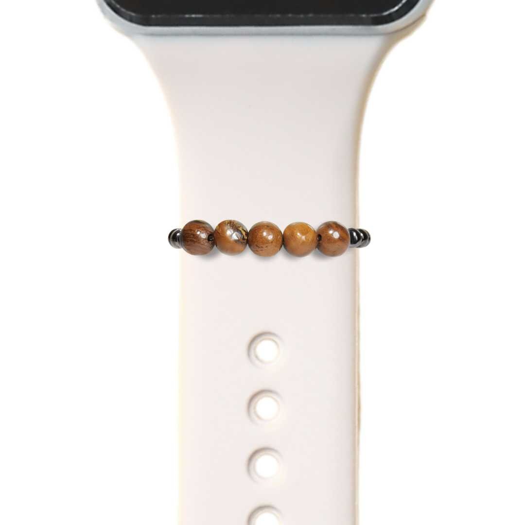 Tigers Eye Smart Watch Band Charm Loop Apple Iwatch Galaxy Smartwatch ...