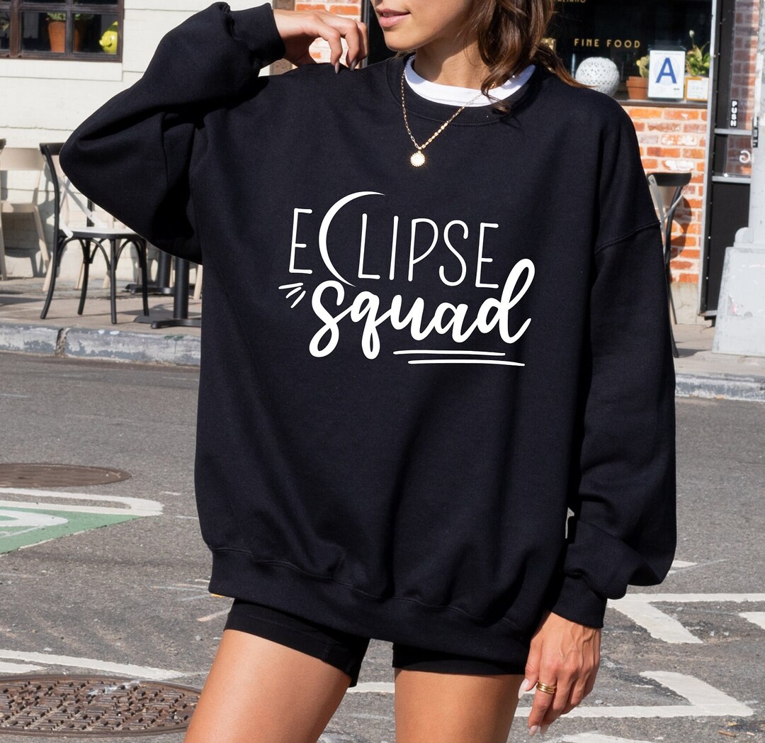 Total Solar Eclipse 2024 Sweatshirt, Vintage Eclipse Sweater, Eclipse Squad Shirt, Astronomy ...