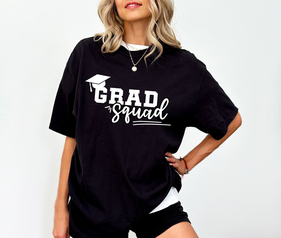 Matching Graduation Squad 2024 Shirts, Graduation Crew Tshirts, Senior ...