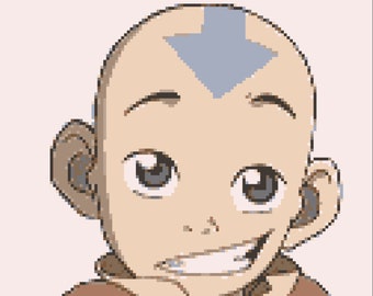 Aang Face - Etsy