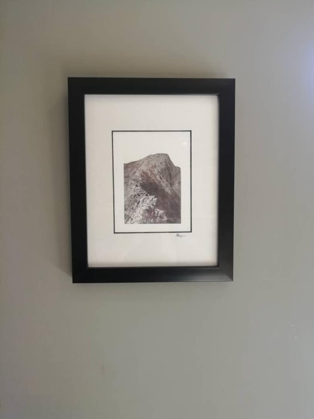 Pencil Drawing Print of Sharp Edge, Blencathra, Lake District - Etsy UK
