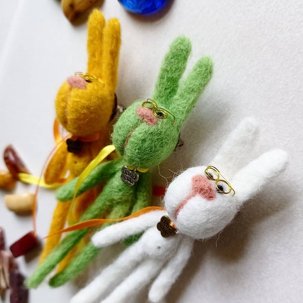 Needle Felted Rabbit - Etsy