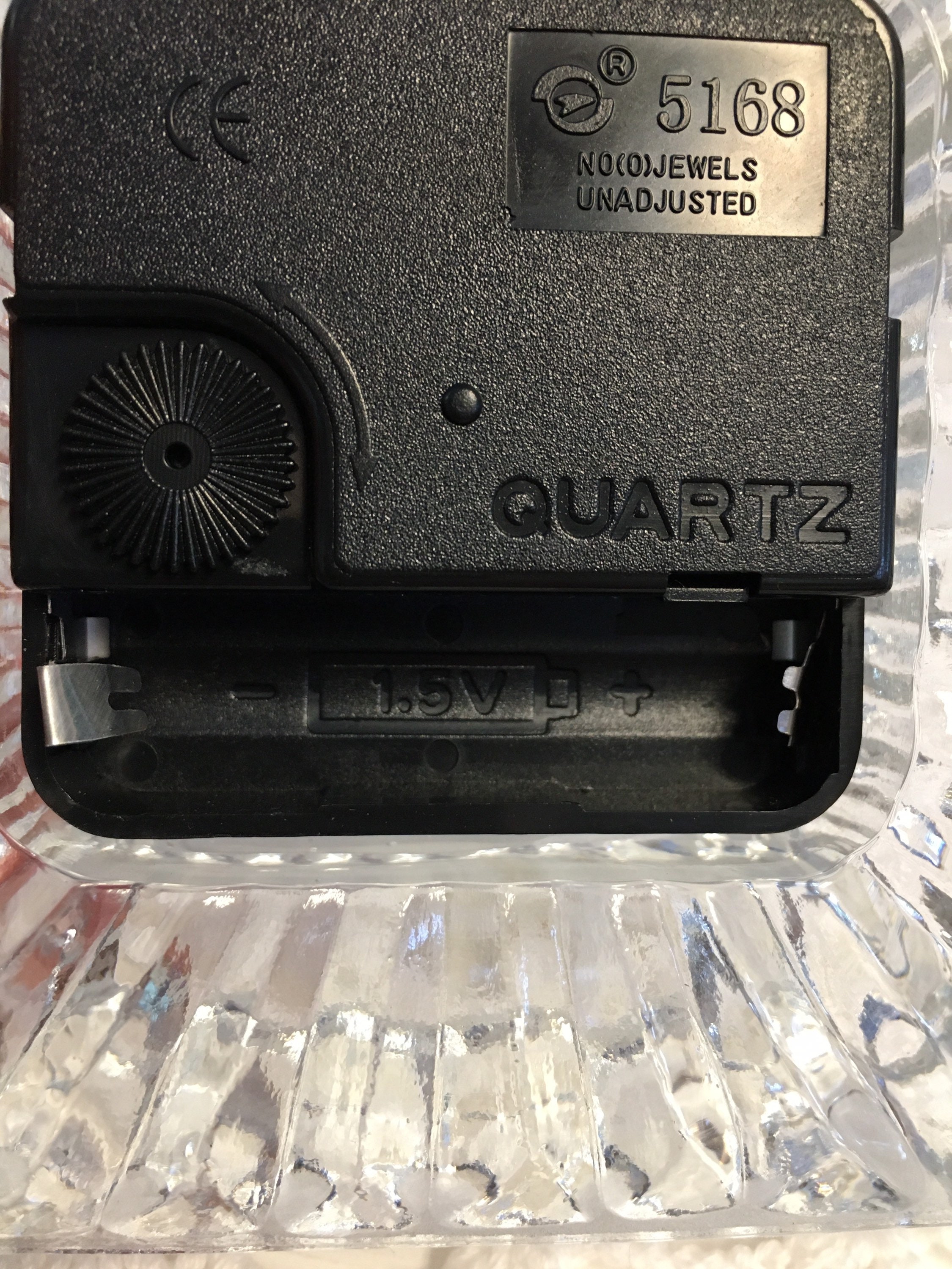 Vintage Michael C Fina 5th Ave. Quartz Battery Desk Clock Hand Cut ...