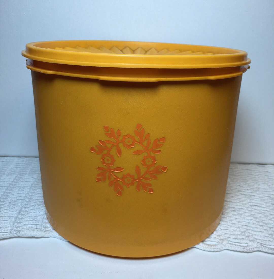 Vintage | 1970s | Retro | Tupperware |sunflower Golden Yellow | Gall ...