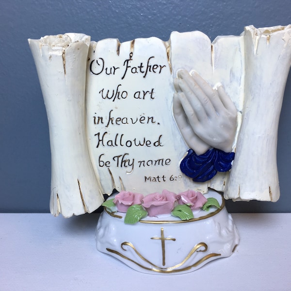 Prayer Figurine Vintage - Etsy