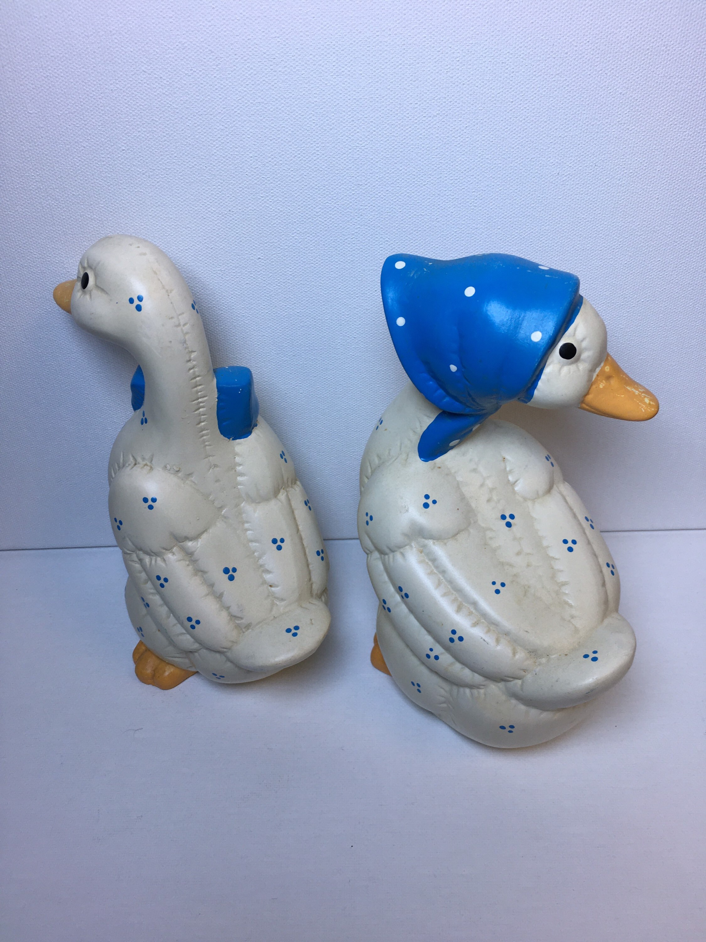 Vintage, Antique, Pair, Two(2), 1988 House of Lloyd, Ceramic Set, White ...