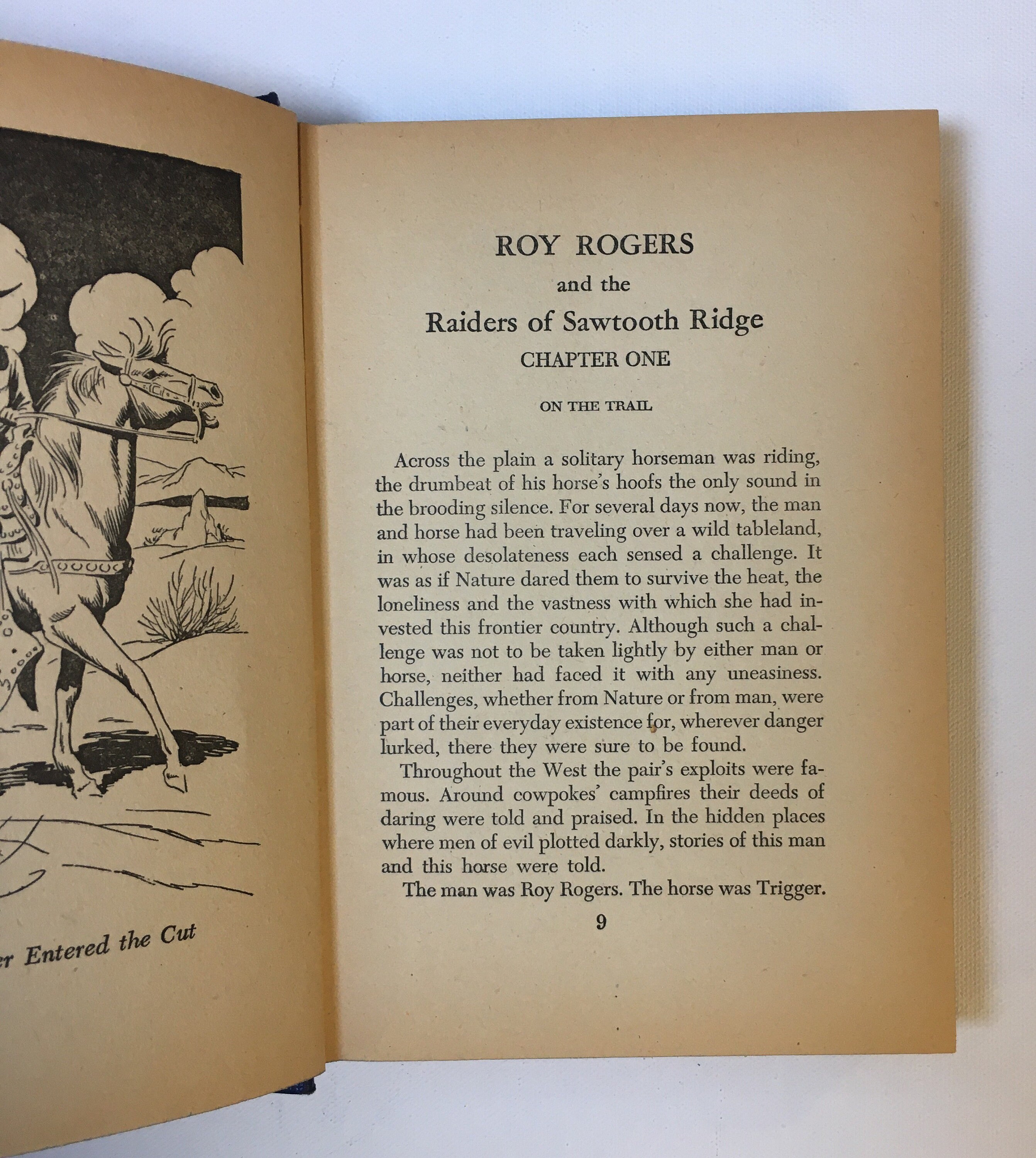 Vintage Roy Rogers & the Raiders of Sawtooth Ridge 1946 Book by Snowden ...