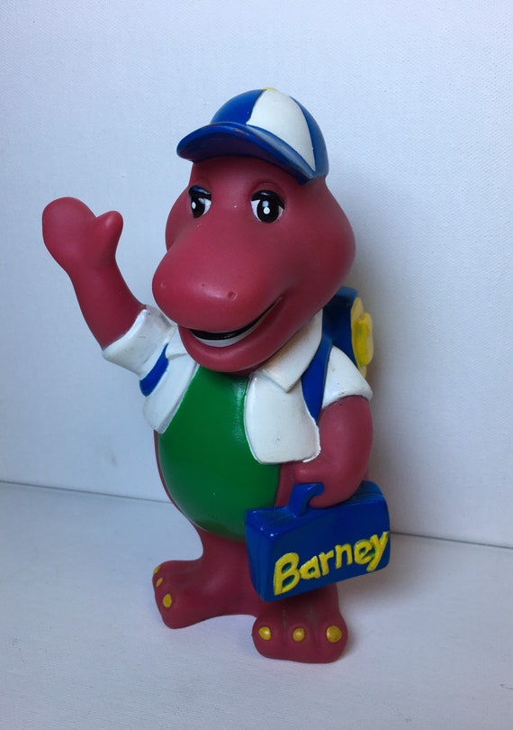 Vintage 1992 Barney Piggy Bank Coin Bank Collectible - Etsy