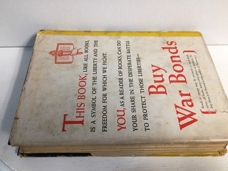 Vintage Book Vintage 1943 1940s 40s Hardback Book - Etsy