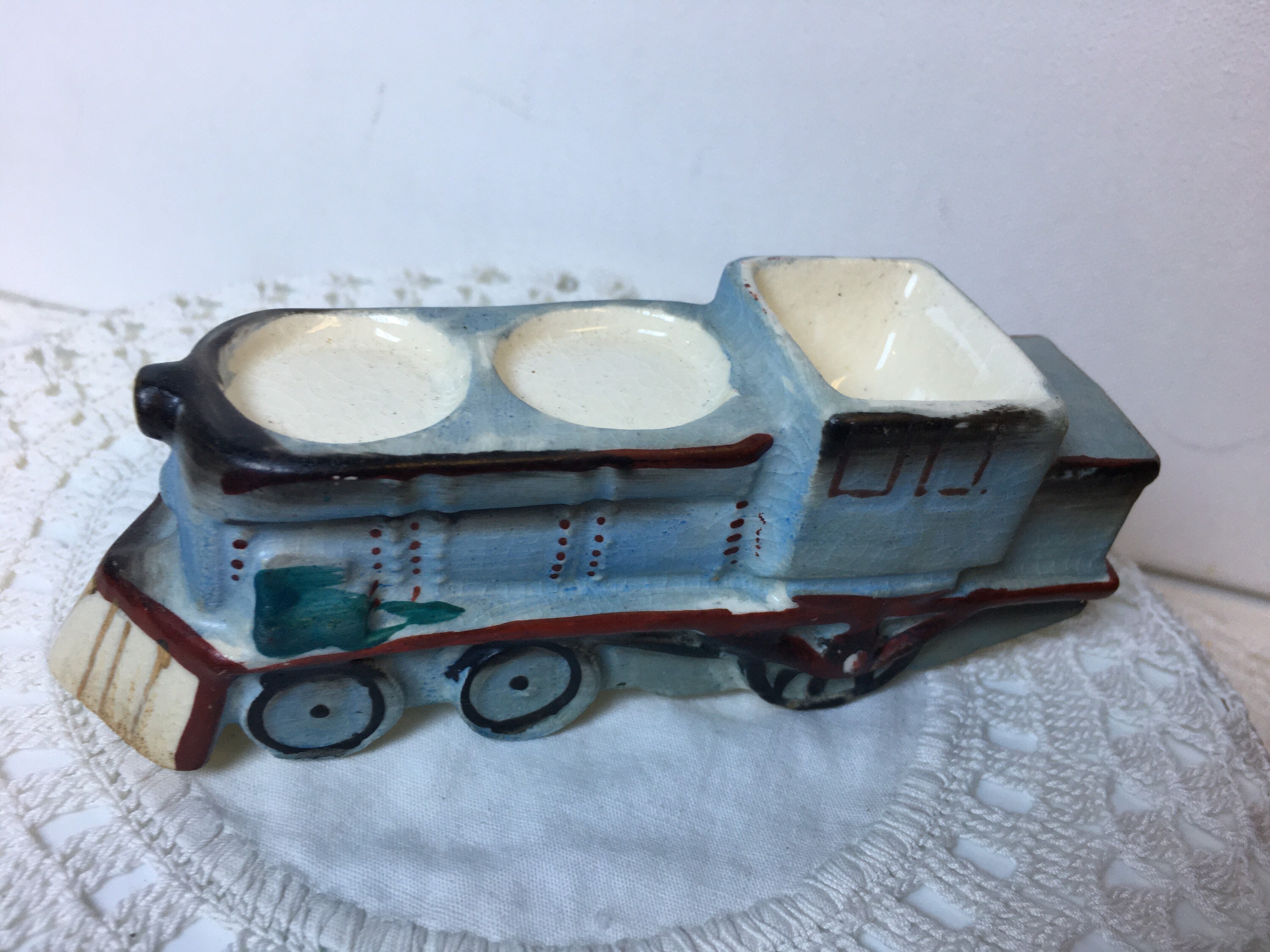 Vintage 1950s Mid Century Porcelain Train Locomotive - Etsy