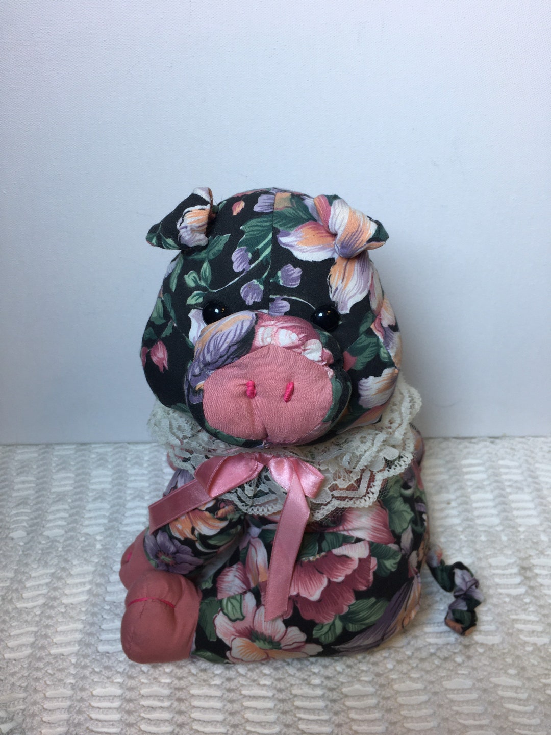 Vintage | Handmade | Pig | Door Stopper | Farm Animal | Country Home ...
