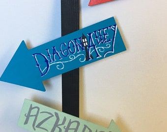 Diagon Alley Sign - Etsy