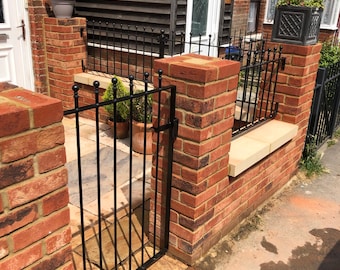 Low Wall Metal Railing Made to Order Only UK - Etsy UK