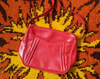 Red Retro Bag - Etsy