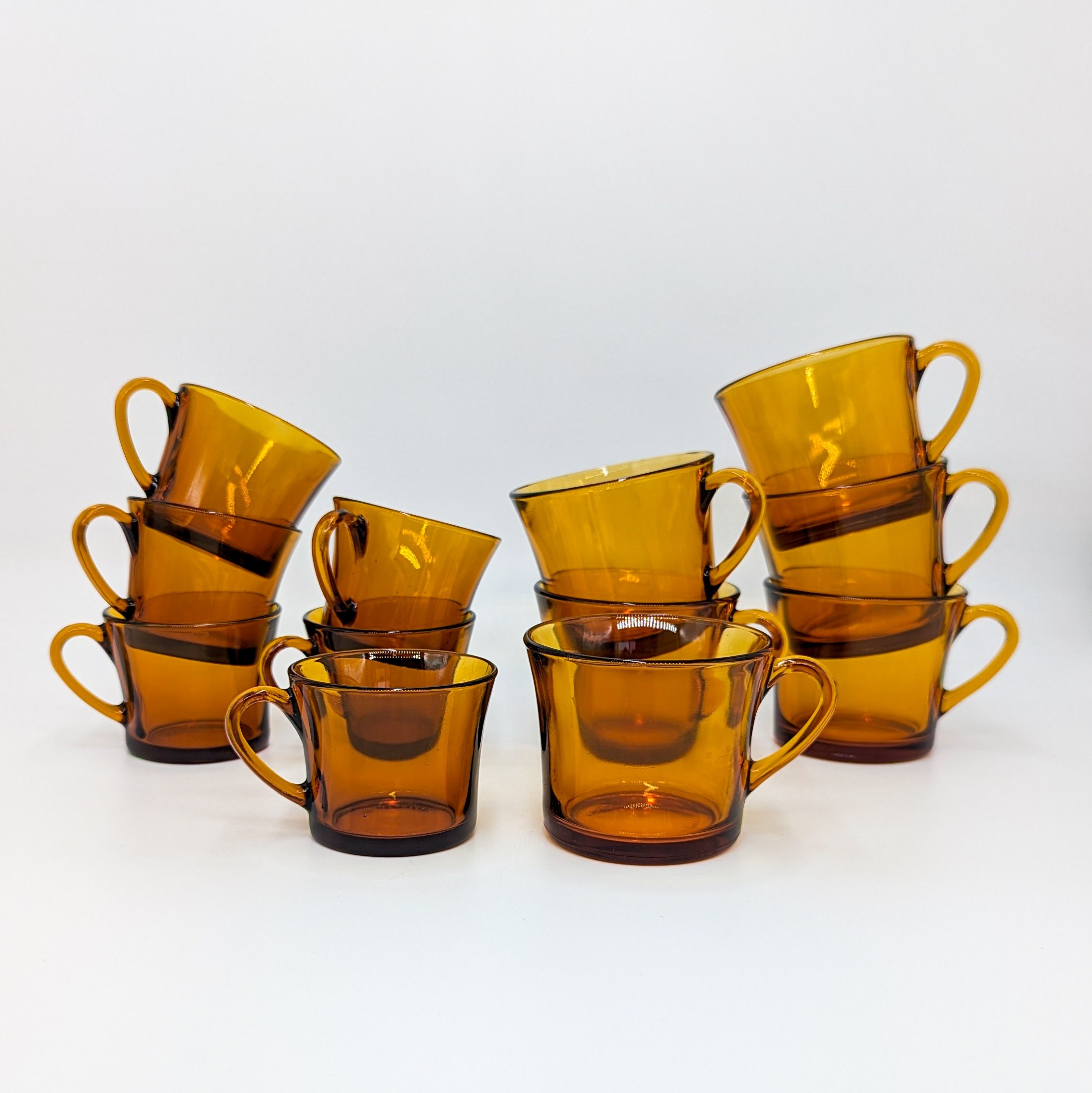 Vintage Duralex Mug & Espresso Cup Sets, Made in France - Etsy