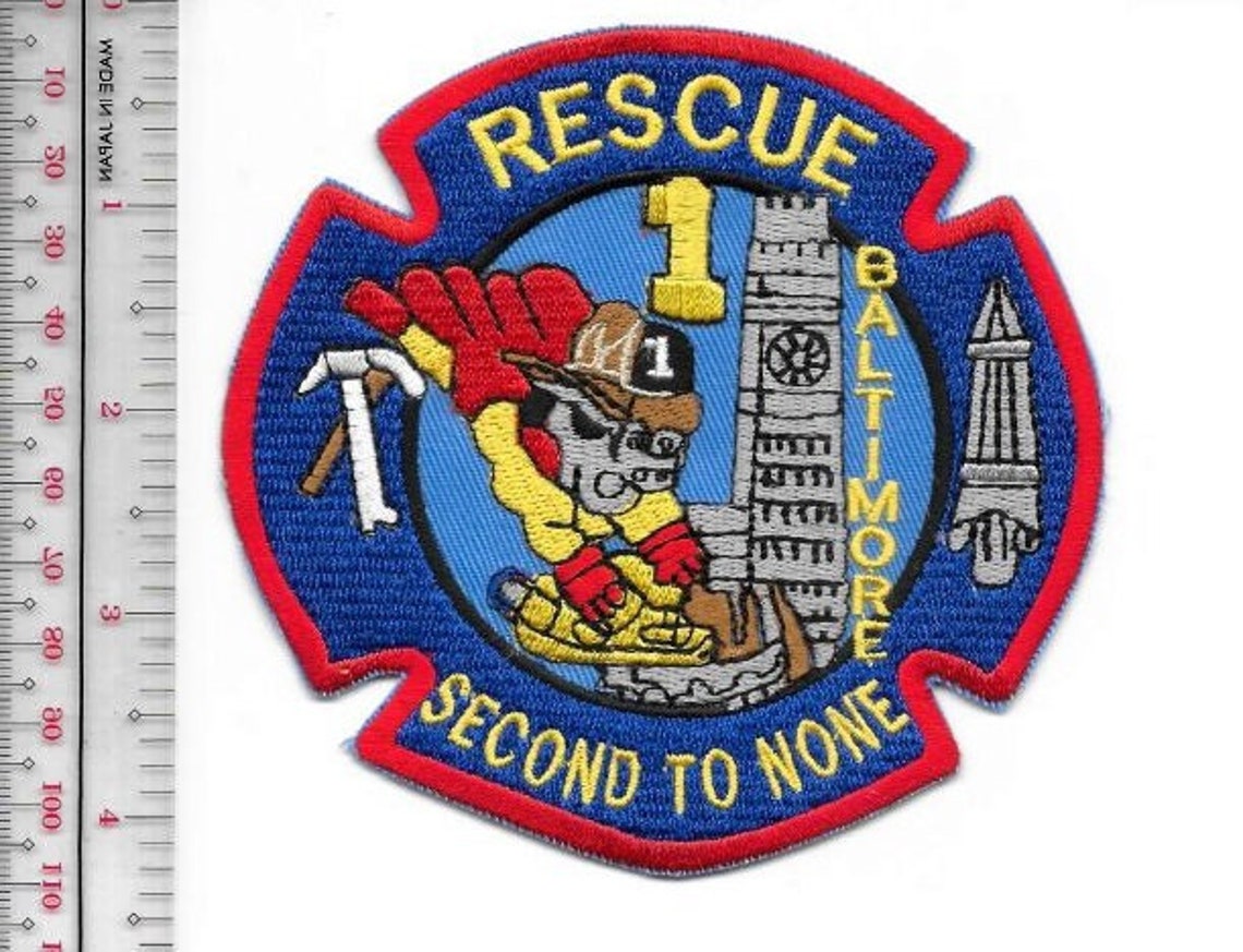 Maryland FD Baltimore Fire Department Rescue 1 Mighty Mouse to - Etsy