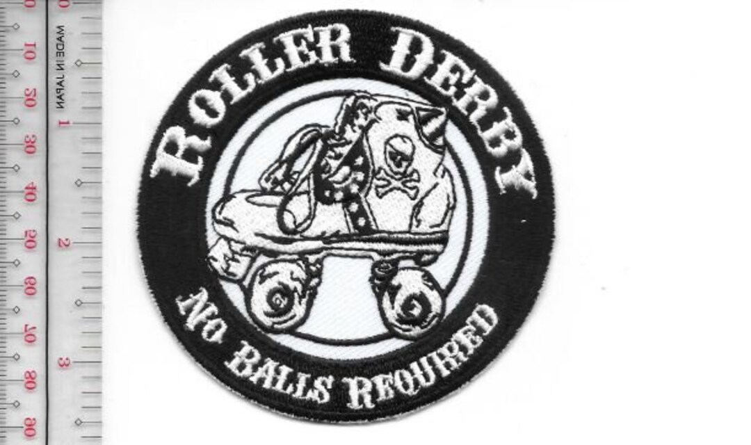 Vintage Roller Derby No Balls Required Skull Promo Patch - Etsy