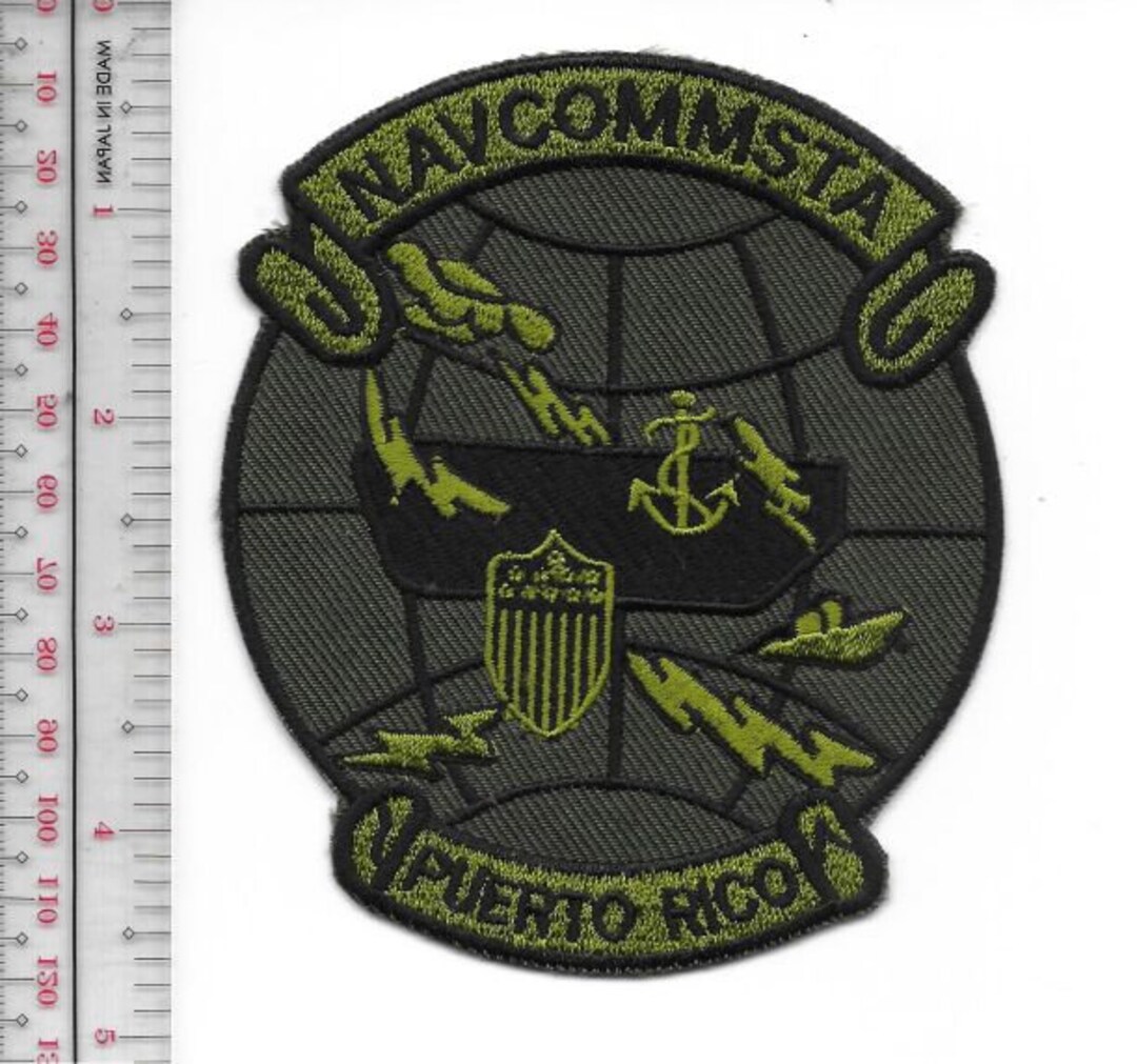 Navy Puerto Rico Navy Naval Communication Station NAVCOMMSTA Patch Acu ...