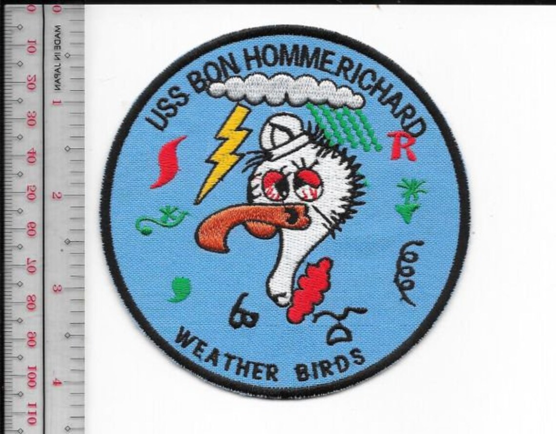 US Navy USN Uss Bon Homme Richard CV-31 Aircraft Carrier - Etsy