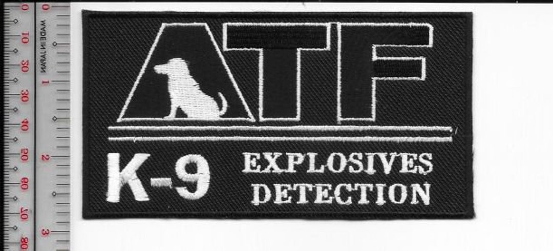 ATF K-9 Explosives Detection Dog Sniffing Team Alcohol Tobacco Firearms ...