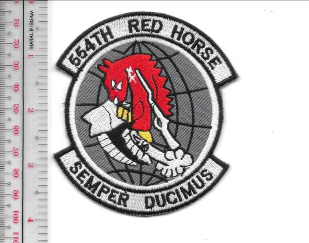 Air Force USAF 554th Civil Engineering Squadron CES Red Horse Vietnam ...