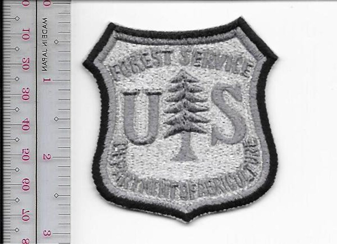 T Shot Wildland Fire Crew USFS United States Forest Service Patch Light ...