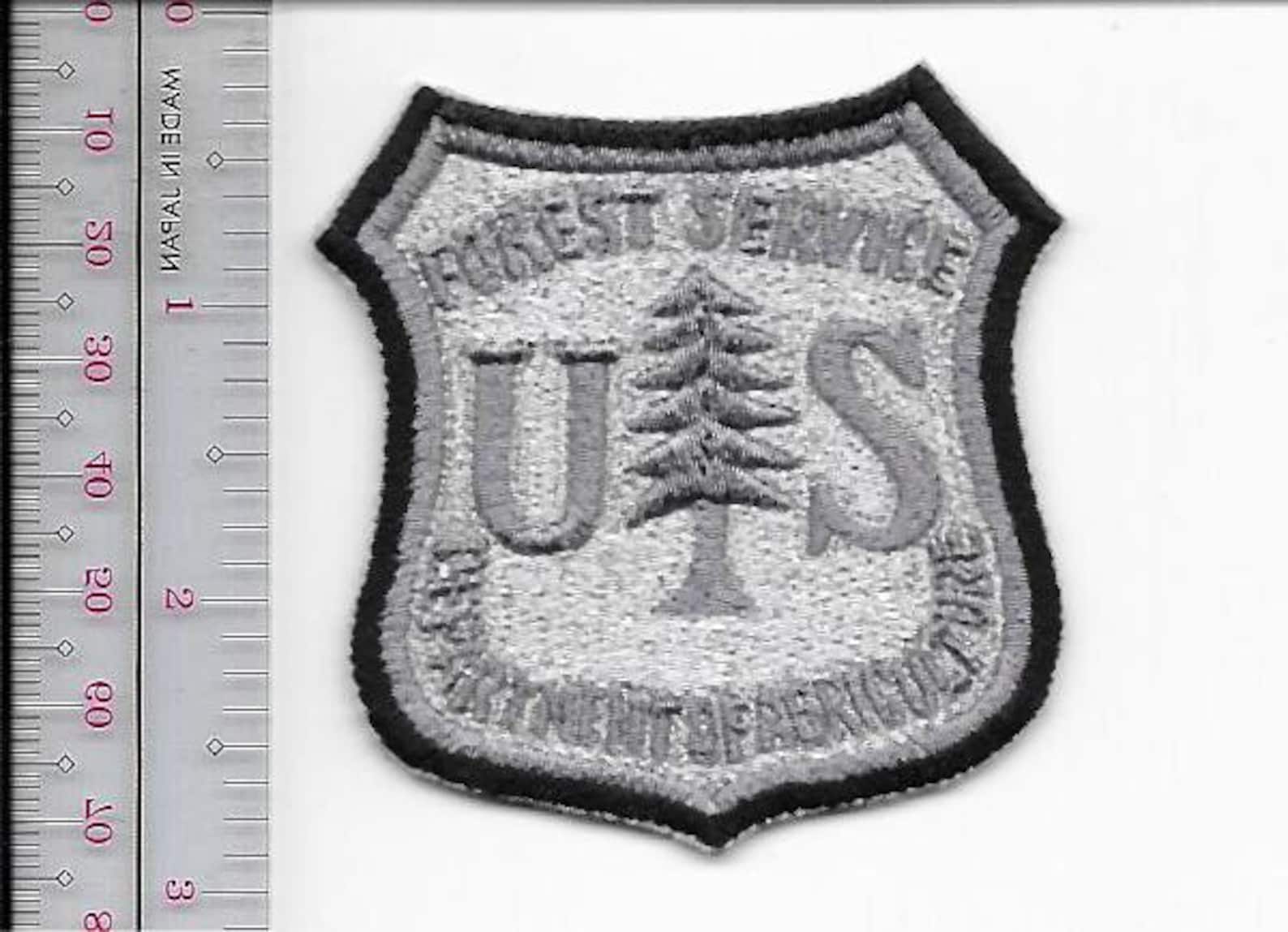 T Shot Wildland Fire Crew USFS United States Forest Service Patch Light ...