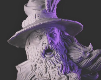 Resin Wizard Miniature - Etsy