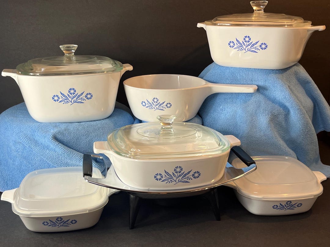Vintage Corningware Blue Cornflower - Etsy