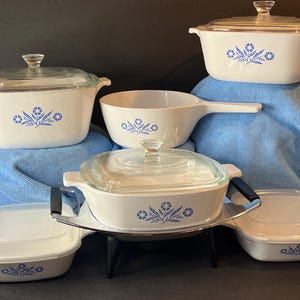 Vintage Corningware Blue Cornflower - Etsy