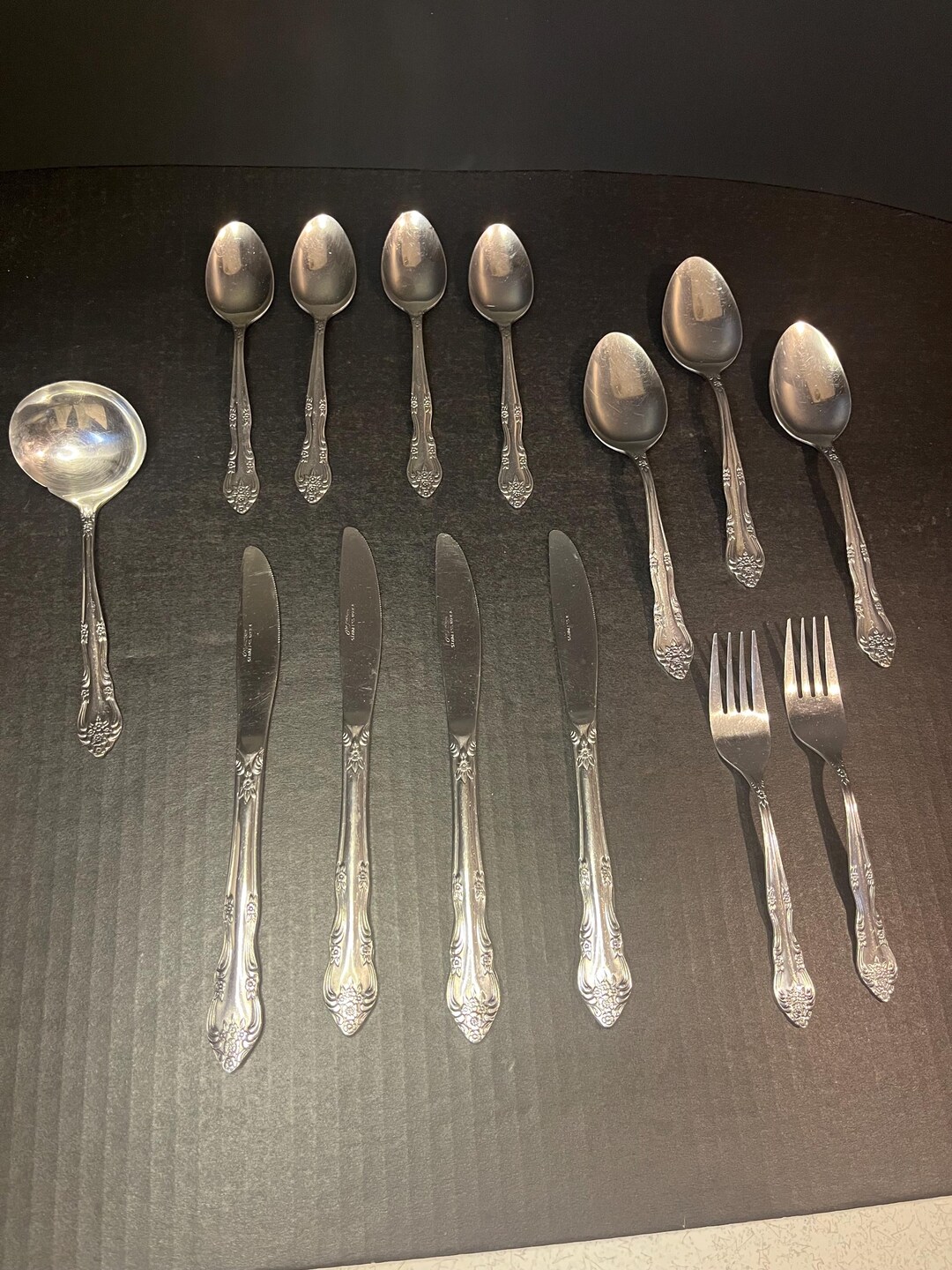 Stanley Rogers Stainless Korea "dream Rose" Pattern Flatware - Etsy