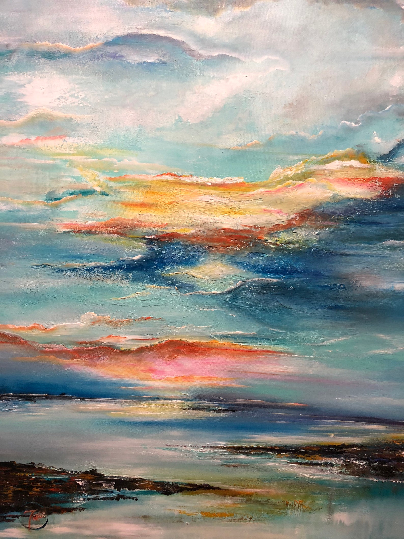 Abstract Seascape | Etsy