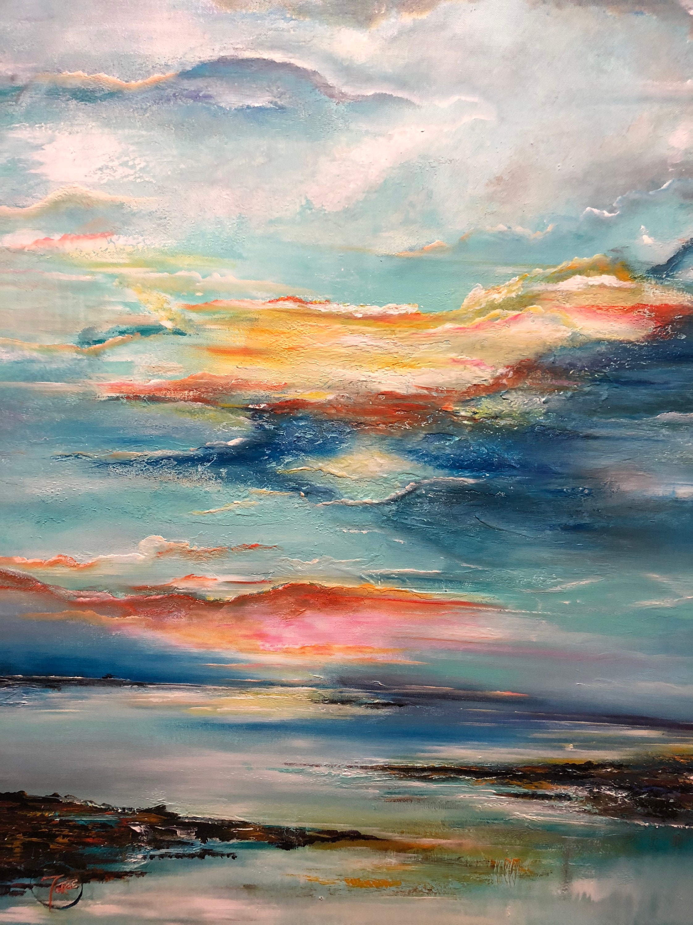 Abstract Seascape - Etsy