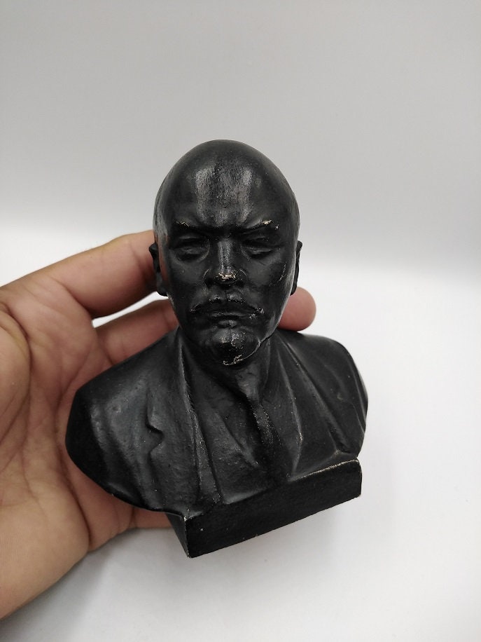 Vintage Bust Lenin Soviet Table Sculpture Collectible - Etsy