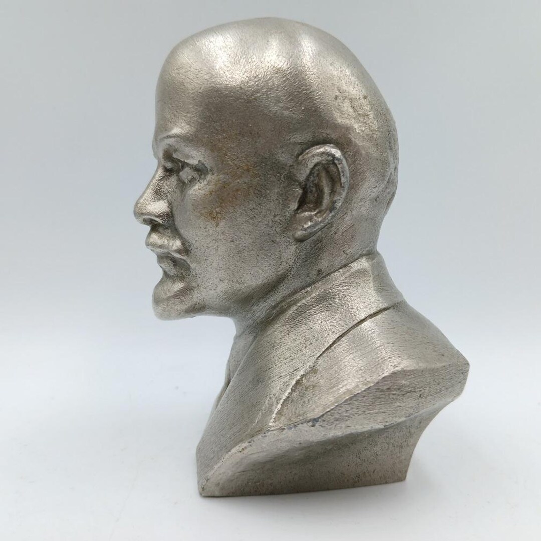 Bust of Vladimir Lenin, Soviet Figurine Desk Bust Lenin, Collectible ...