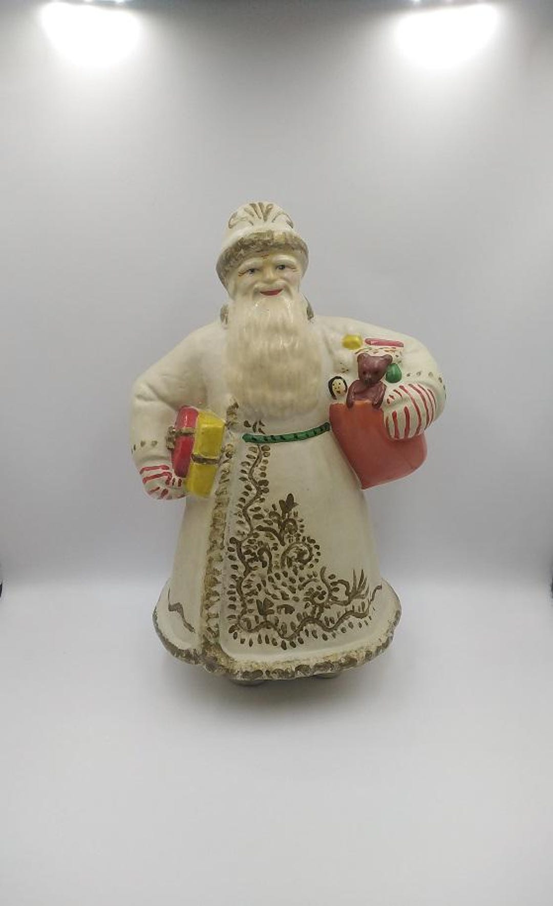 Soviet Toy, Vintage USSR Ded Moroz, Father Frost, Vintage Soviet Santa ...