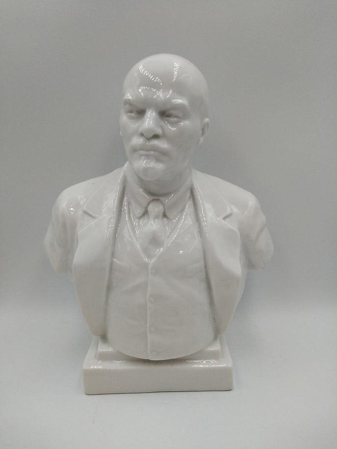 Porcelain Bust Lenin, Leader and Dictator USSR is Lenin, Soviet ...